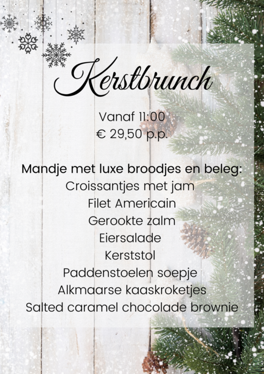 Kerstbrunch - Beach Club Chill